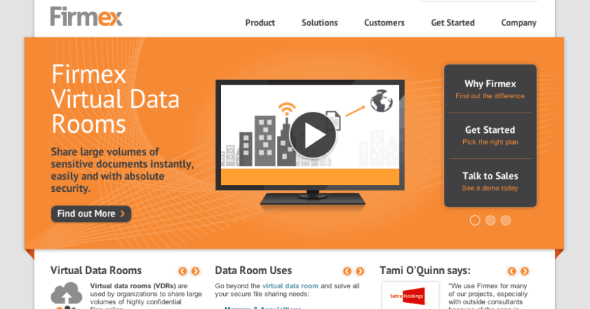 Firmex Web Build Out | Portfolio | FortySeven Media