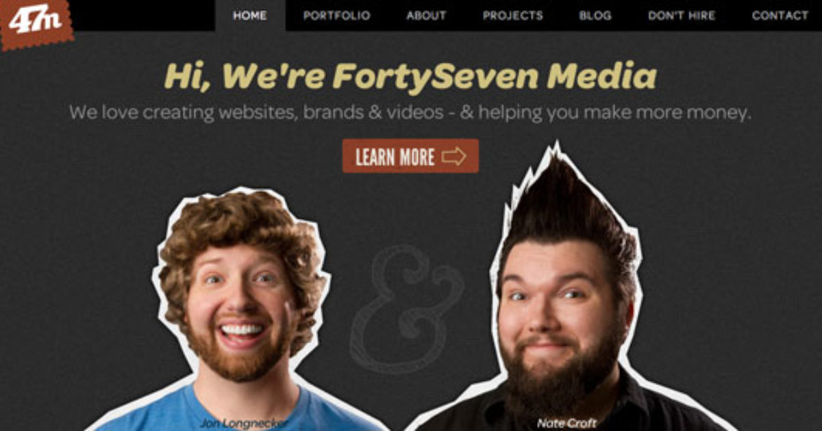Redesigning the FortySeven Media Site - Part Uno | Blog | FortySeven Media
