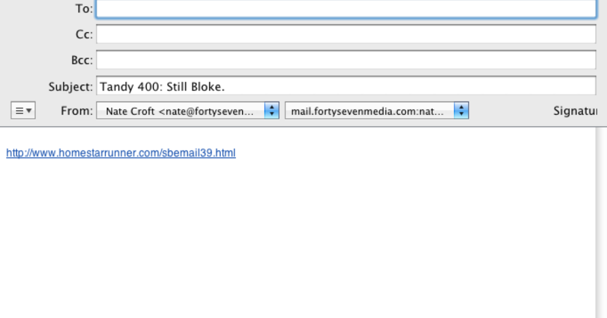Handy Shortcut - Email A Link With A Key Command | Blog | FortySeven Media