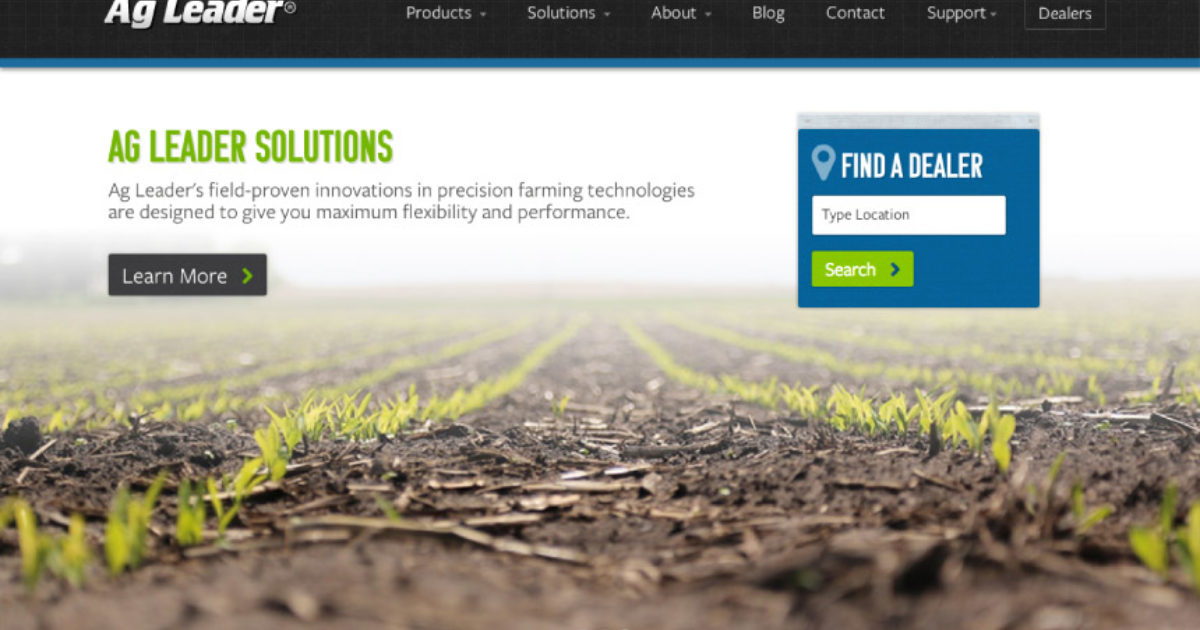 Ag Leader Web Design | Portfolio | FortySeven Media