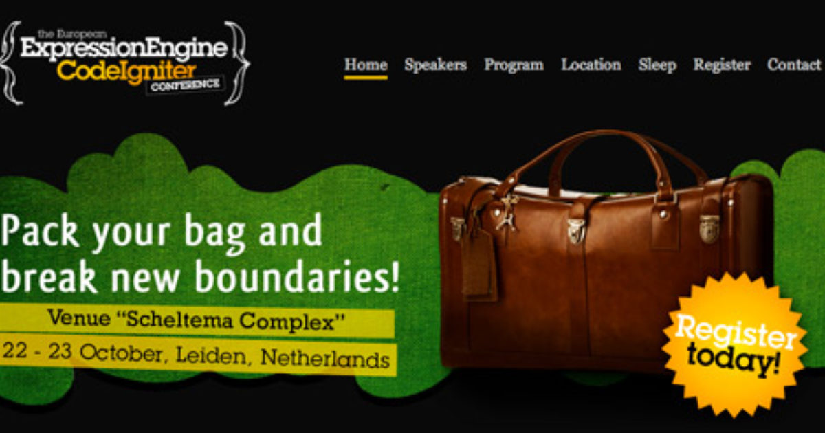 Speaking at the ExpressionEngine and CodeIgniter Conference | Blog | FortySeven Media