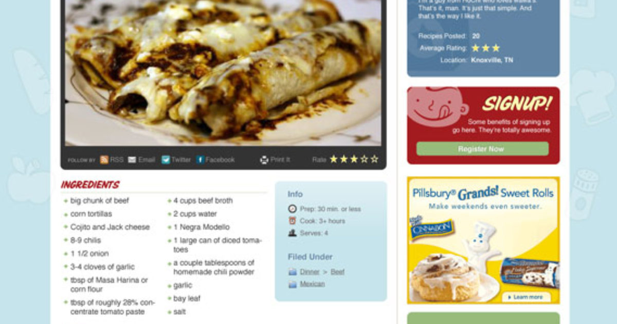 Visual Recipes Design Process | Blog | FortySeven Media